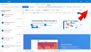 We Now Support Changing Your Heatmap Screenshot - Understand your customers | Microsoft Clarity Blog