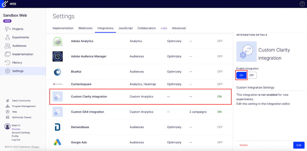 Clarity Now Integrated With Optimizely! - Understand your customers ...
