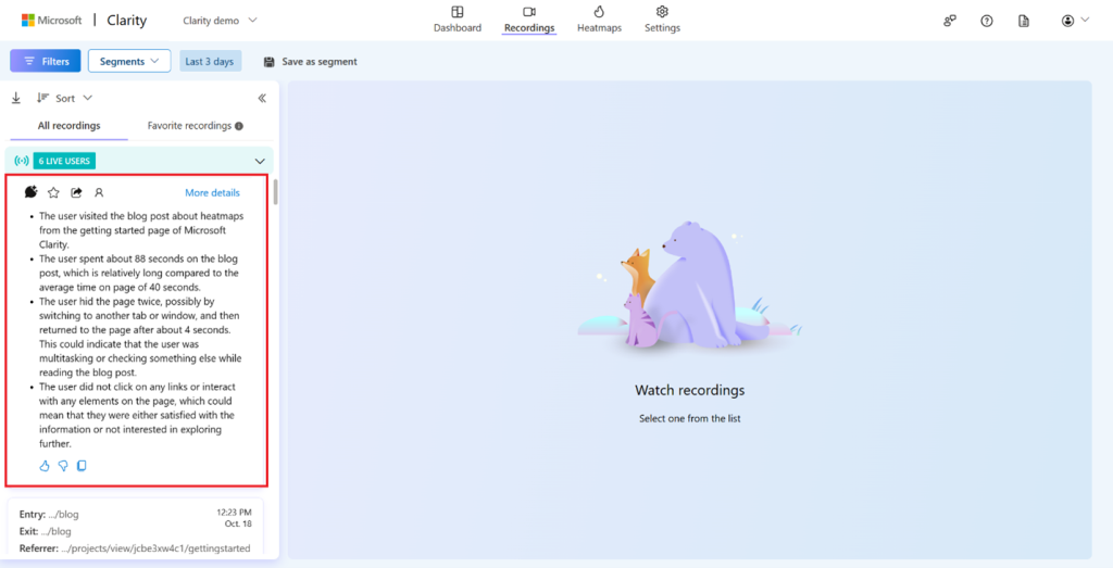 The Quick Guide to Microsoft Clarity’s Copilot - Understand your customers | Microsoft Clarity Blog