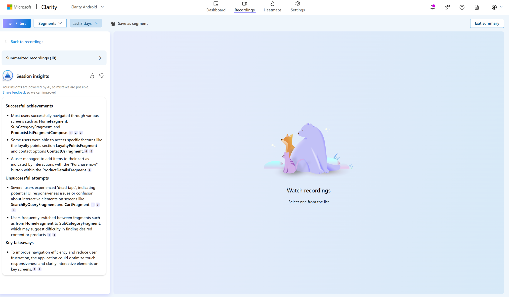 Announcing Copilot on Clarity Mobile App Projects - Understand your ...