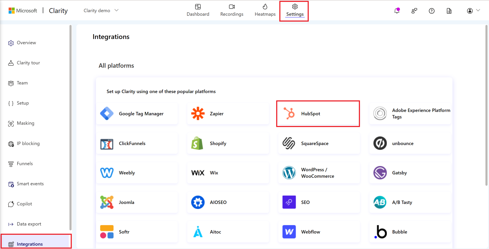 Unlocking New Insights: Microsoft Clarity Now Integrated with HubSpot ...