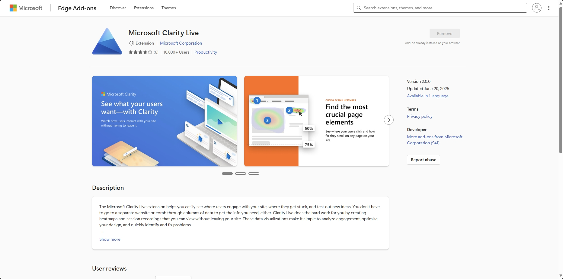 [Update] A Fresh New Look: Clarity Live Extension Gets a UI Upgrade - Understand your customers ...