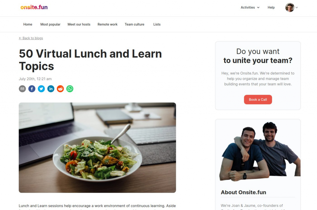 Onsite.fun - Success stories from Clarity users