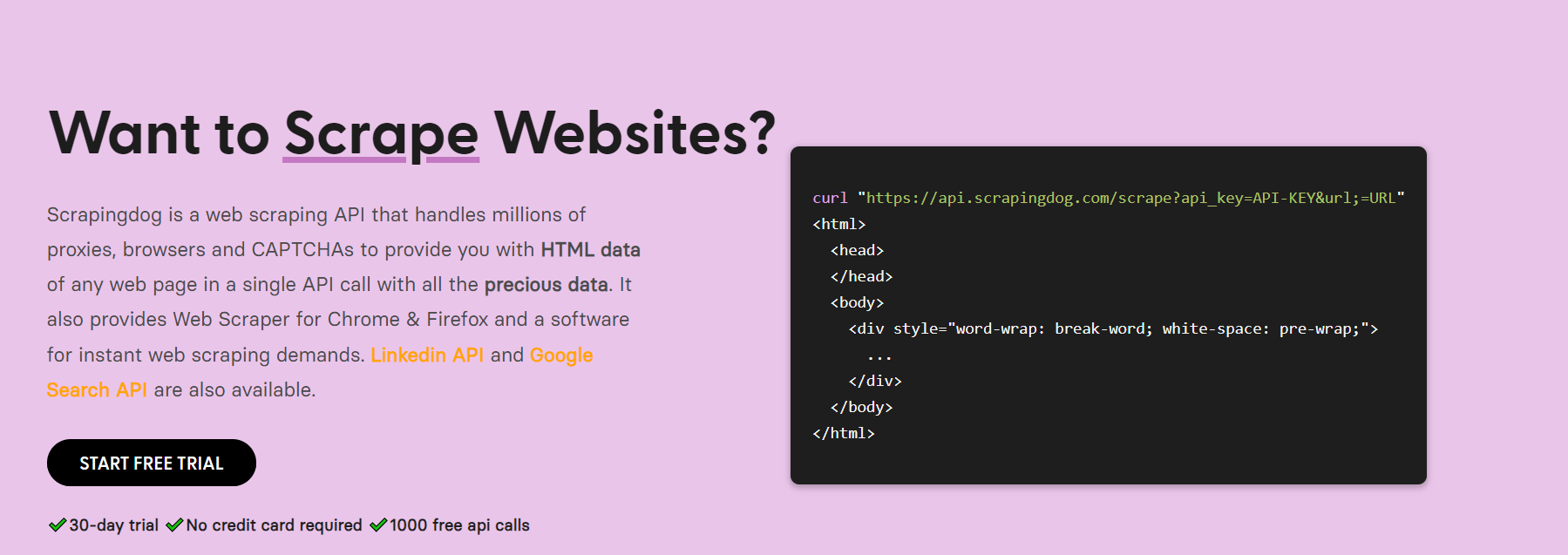 Scrapingdog - Success stories from Clarity users